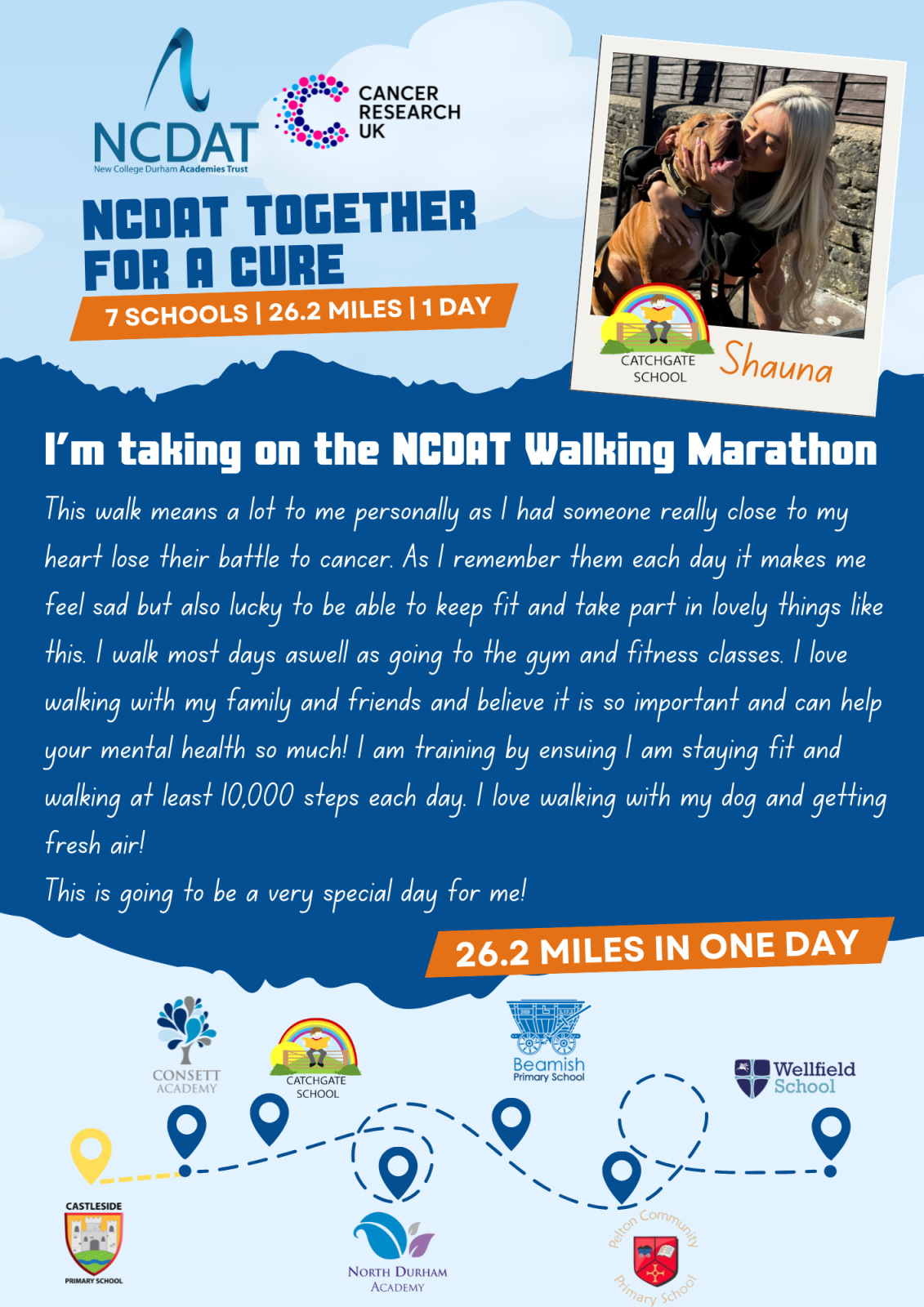 New College Durham Academies Trust - NCDAT Together For A Cure